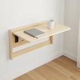 Lazsy Wall Mounted Folding Desk Workbench Wooden Drop Wall-Mounted Drop ...