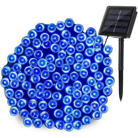 Solar Light Chain Christmas Lights Outside, 20m 200 LED Solar Light ...