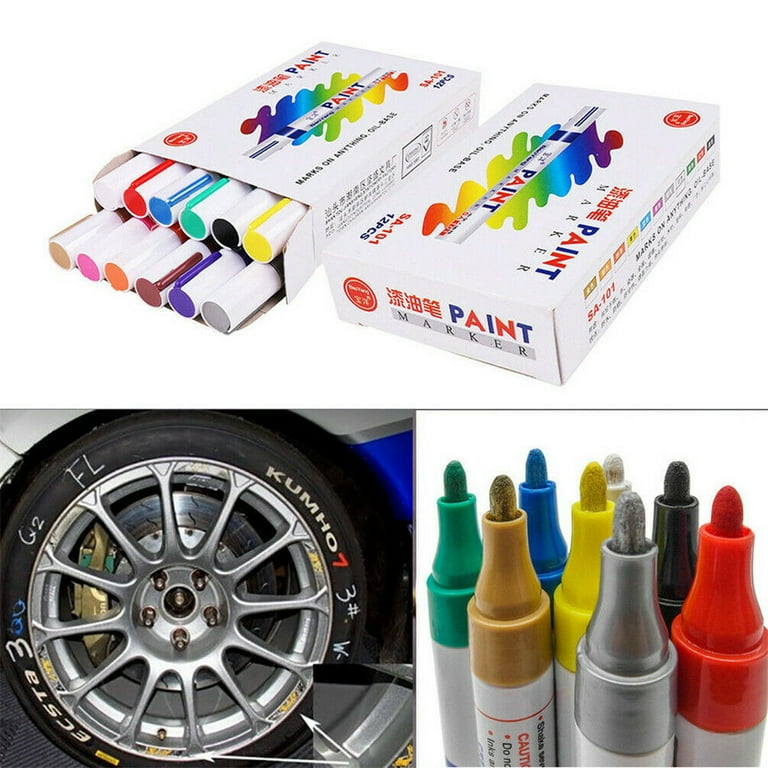 Waterproof Car Tyre Tire Tread Tire Paint Pen Marker DIY, 46% OFF