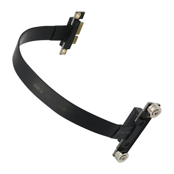 PCIE X1 Riser Cable Dual 90 Degree Right Angle PCIe 3.0 X1 Extension ...