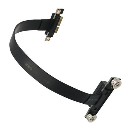 PCIE X1 Riser Cable Dual 90 Degree Right Angle PCIe 3.0 X1 Extension ...