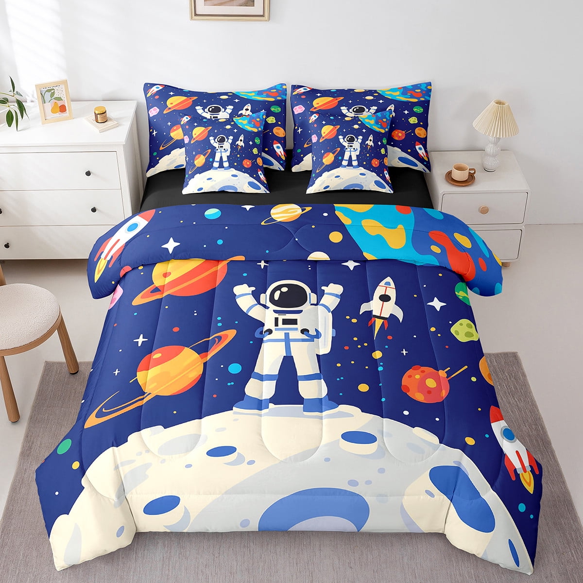 Click here for Erosebridal Teens Astronaut Bedding Sets Full Size... prices