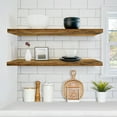 Sorbus Extra Long Floating Rectangle Shelves – 35" L x 9" D x 1.5" H ...