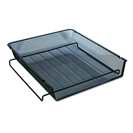 Universal 20004 Mesh Stackable Front Load Tray, Letter, Black | Walmart ...