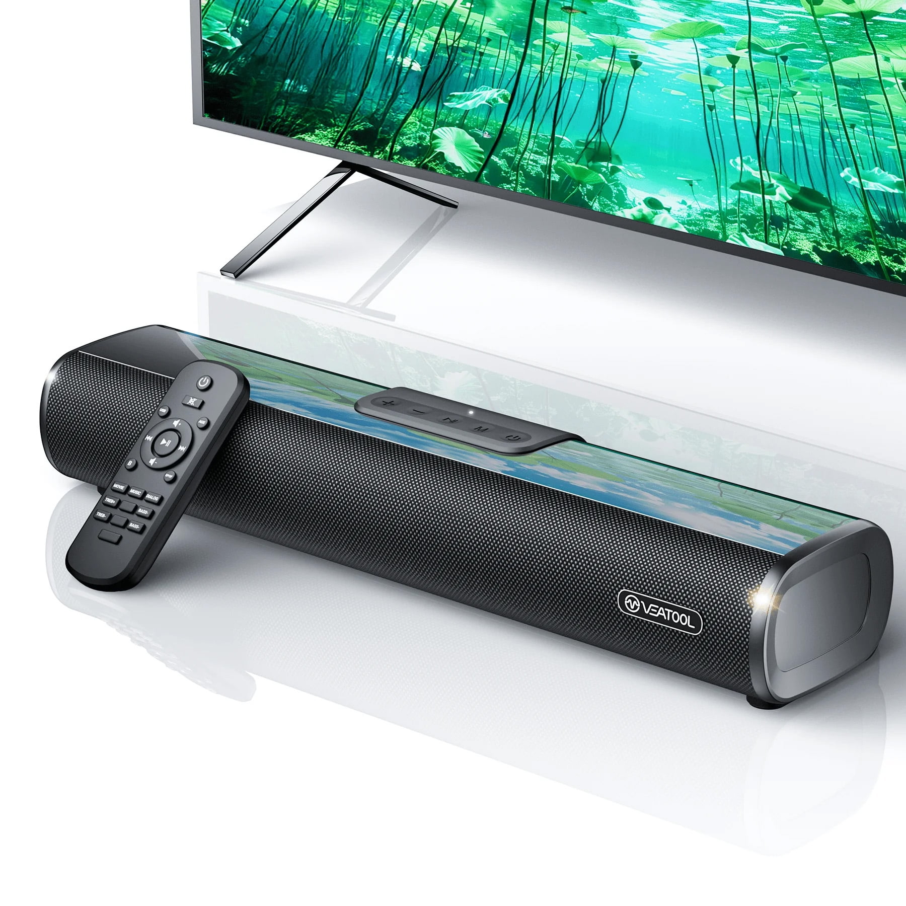 Click here for Veatool Soundbar 50watts-16 Inches Small Bluetooth... prices