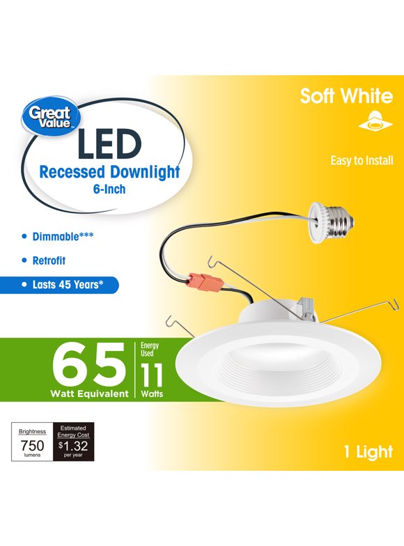 Integrated LED Lighting in Lighting & Light Fixtures - Walmart.com