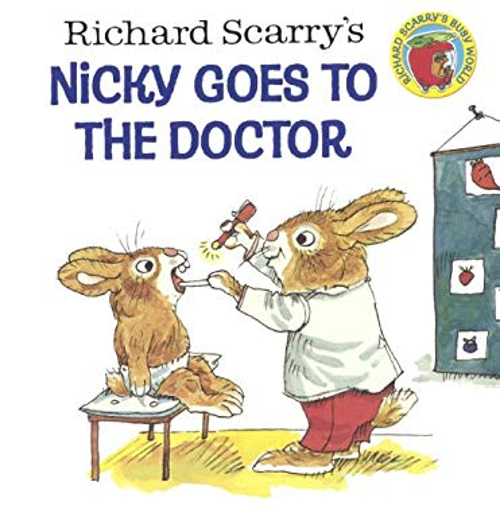 Pre-Owned Richard Scarry's Nicky Goes to the Doctor (Library Binding ...