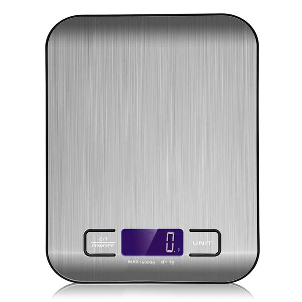 Sonolife - Báscula Digital para Cocina de Acero Inoxidable, 5kg / 11 ...