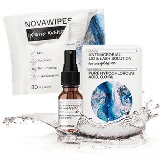 NOVEHA Eyelid & Lash Wipes for Itchy and Dry Eyes & Styes - Pack of 60 ...