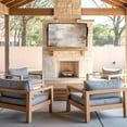 Brown Grey Retro Oil Paint Outdoor TV Cover 52 to 55 inch Watercolor ...
