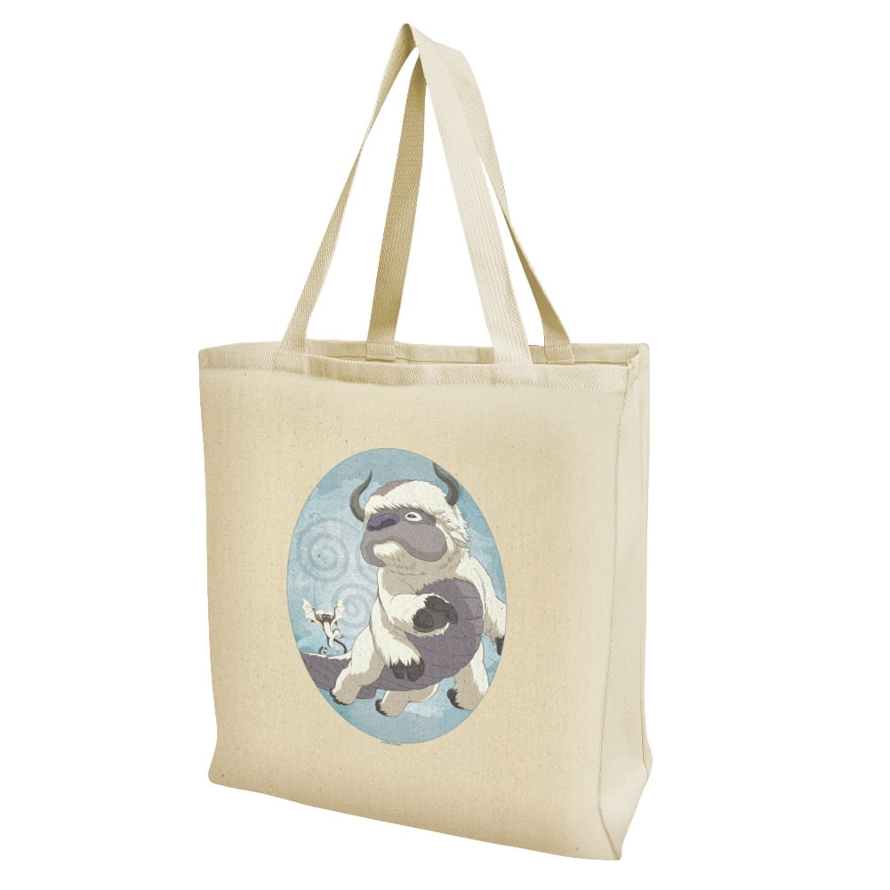 Avatar the Last Airbender Appa & Momo Grocery Travel Reusable Tote Bag ...