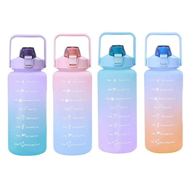 Water Bottle 2000ml Motivational Water Bottle, Sport Drinks Bottle ...