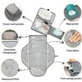 LANNEY Changing Pad, Travel Portable Changing Mat with Shoulder Strap ...