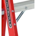 Louisville Ladder 6' Fiberglass Twin Step Ladder, 10' Reach, 375 lbs ...