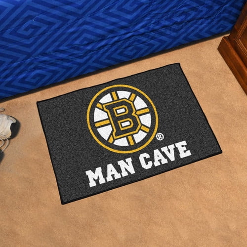 Fanmats Boston Bruins Logo Sports Area Rug, Black - Walmart.com