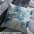 Blue Abstract Upholstery Fabric for Sofa,Watercolor Fabric by the Yard ...
