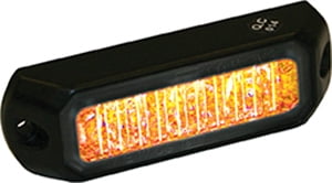 Buyers 8891400 Surface Mount LED Mini Strobe Light Amber 12-24V ...