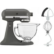 KitchenAid KV25G0XER Red Artisan 5-Quart 450-Watt Stand Mixer - Walmart.com