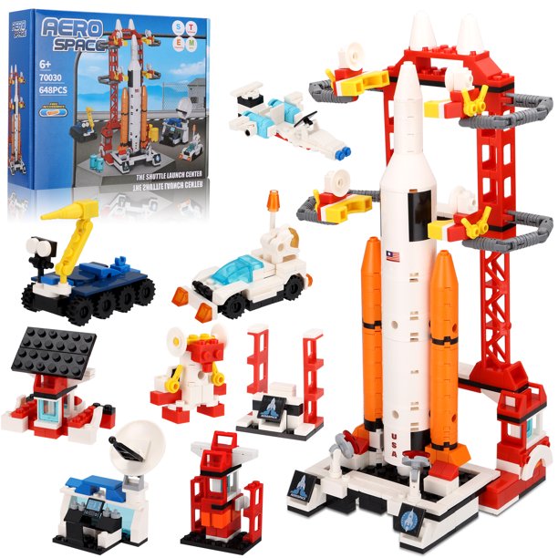 FOCUSSEXY Space Shuttle Toys Set Exploration Shuttle Toys for 6 7 8 9 ...