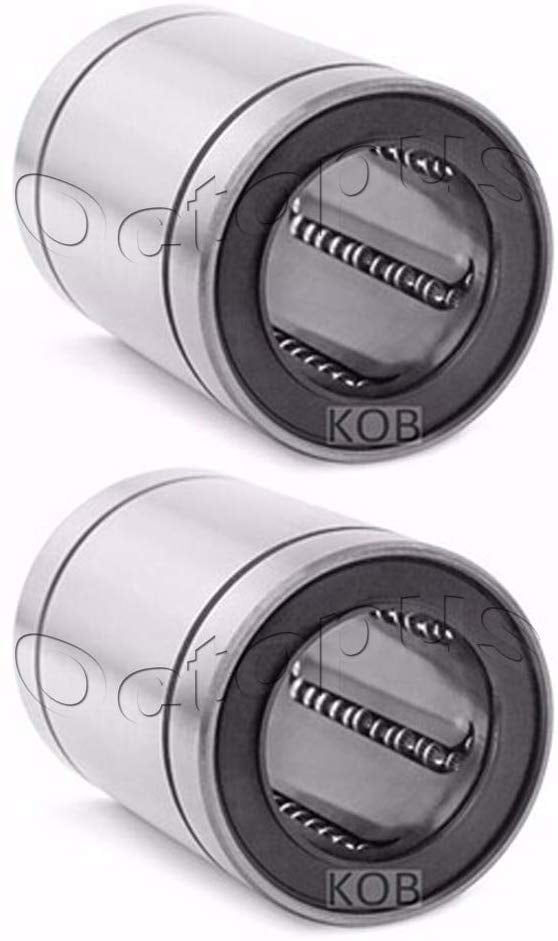 Buy KOB 2PC Premium LM8 UU Metal Shielded Linear Bush Ball Bearing 8 x ...