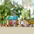 LEGO Friends Mobile Tiny House 41735, Forest Camping Play Set with Leo ...