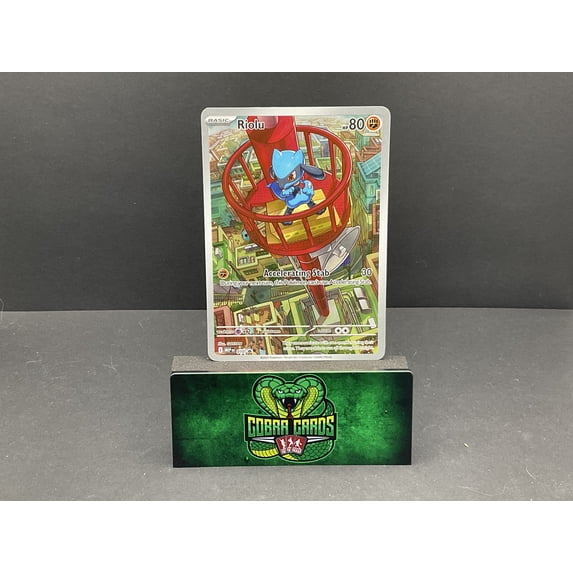 2025 Mega Evolution Riolu Holo Illustration Rare #010 Black Star Promo ...