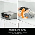 Ninja Flip Toaster Oven, Air Fryer, Convection Oven, 8-in-1, Flip Up for Countertop Space ...