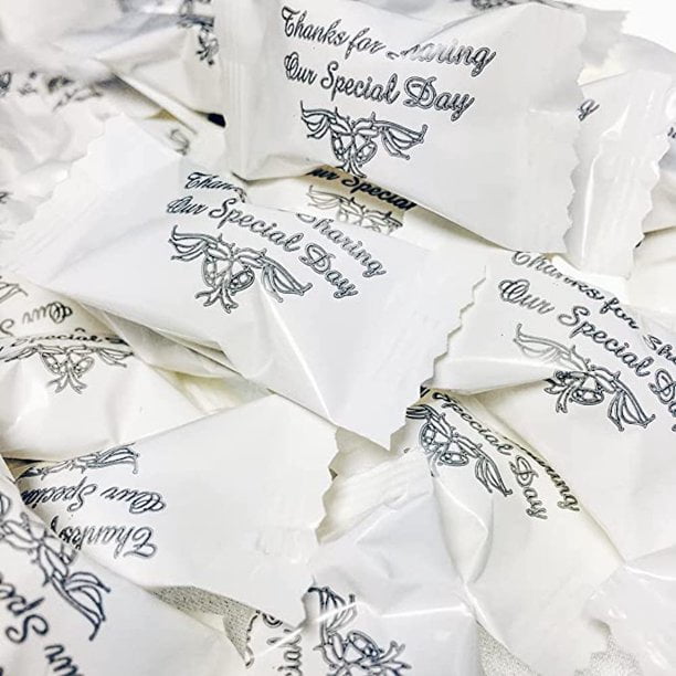 Candy Envy Wedding Buttermints, 13 oz. Bag, Individually-Wrapped Mints ...