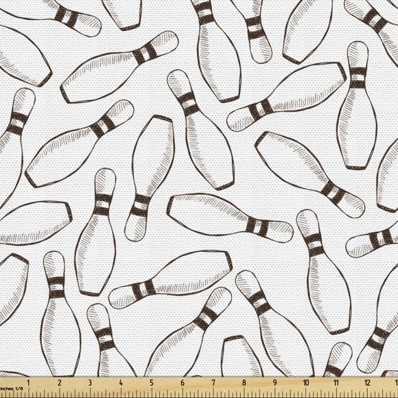 Bowling Print Fabric