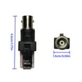 BNC to RJ45 Converters Adapter BNC Female to RJ45 Male Coaxial Coax ...