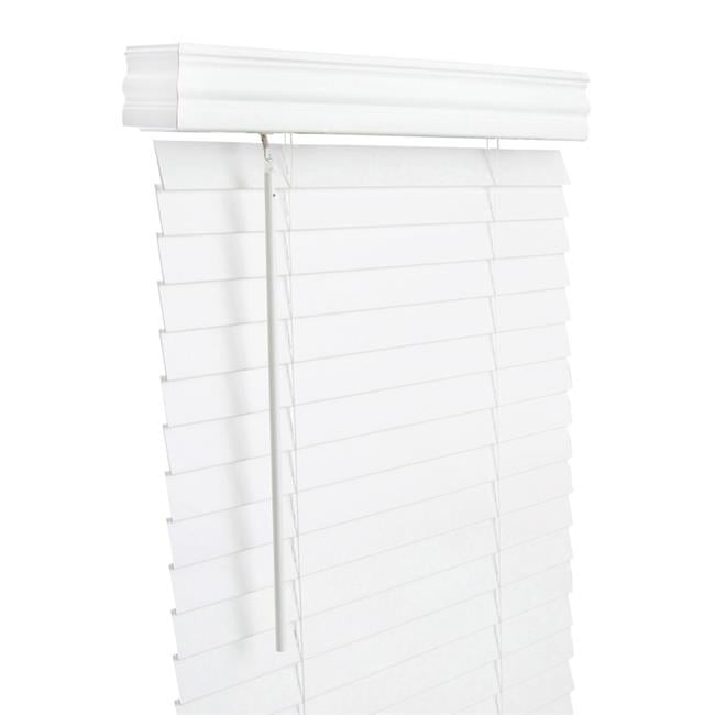 Click here for Work-Of-Art Faux Wood 2 In. Cordless Mini-Blinds... prices