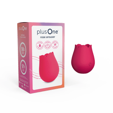 plusOne Air Pulsing Arouser Clitoral Stimulator Vibrator, Pink - Walmart.com