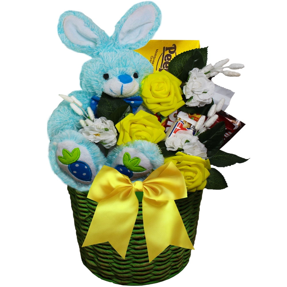 Easter Bunny's Sweet Shoppe Candy Bar Bouquet-Blue - Walmart.com