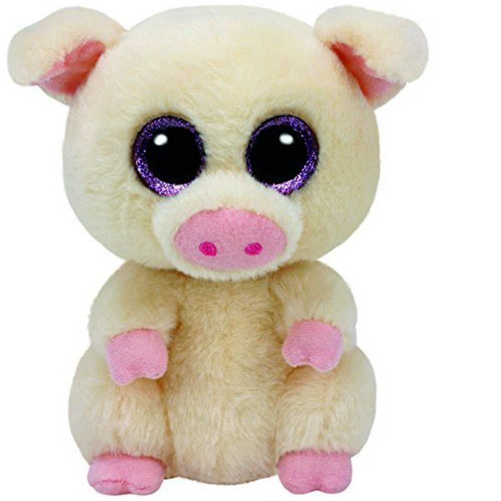 TY Beanie Boos -Piggley the Pig (Glitter Eyes) Small 6" Plush - Walmart ...