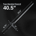 E-BOGU | Polypropylene Two-Handed Practice Sword (41") | Training Sword ...