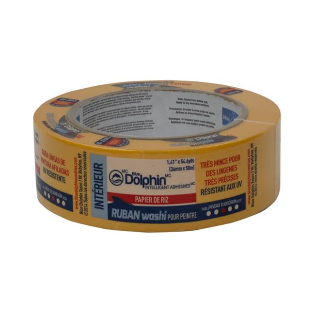 Blue Dolphin 1895648 1.41 in. x 54.6 Yards Yellow Medium Strength ...