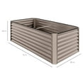 Best Choice 6x3x2ft Outdoor Raised Garden Bed, Metal Planter Box for ...