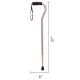 Equate Mobility Offset Handle Cane, Polka Dot - Walmart.com