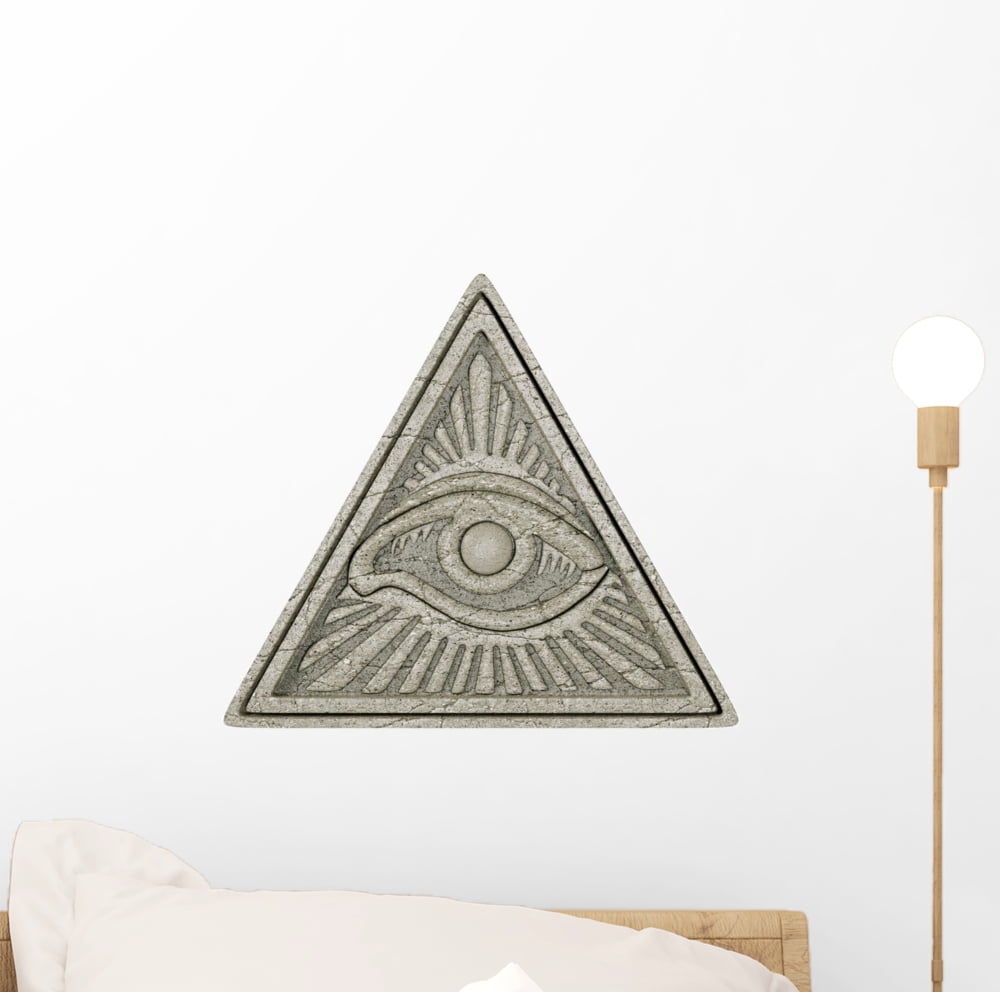 All Seeing Eye Pyramid Wall Decal Wallmonkeys Peel and Stick Graphics ...