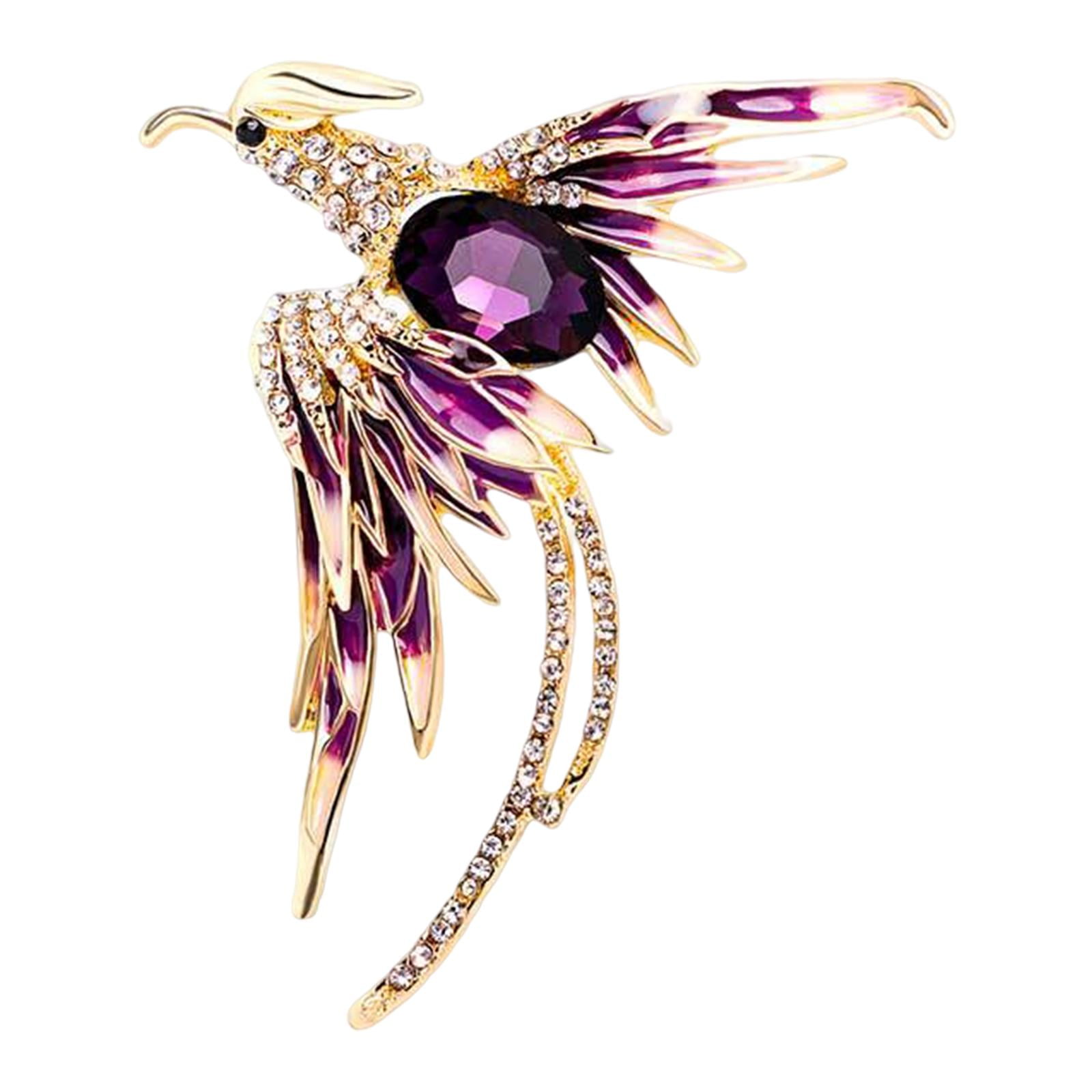 beautymall2017 Women Brooch Pin Phoenix Animal Shape Lapel Pin ...