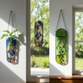 2 Pcs Stained Glass Plant Propagation Station - Hanging Wall Terrarium ...