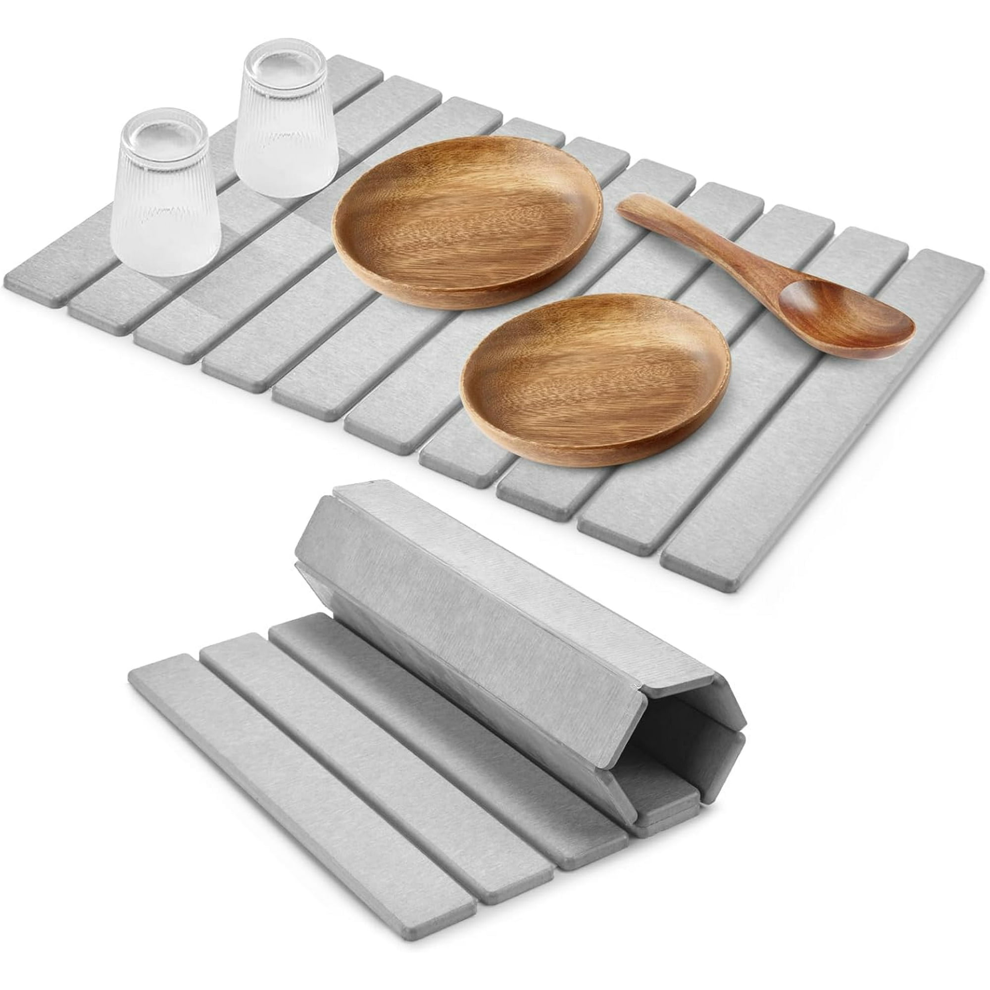 Click here for Siabc-Stone Dish Drying Mat For Kitchen Counter  D... prices