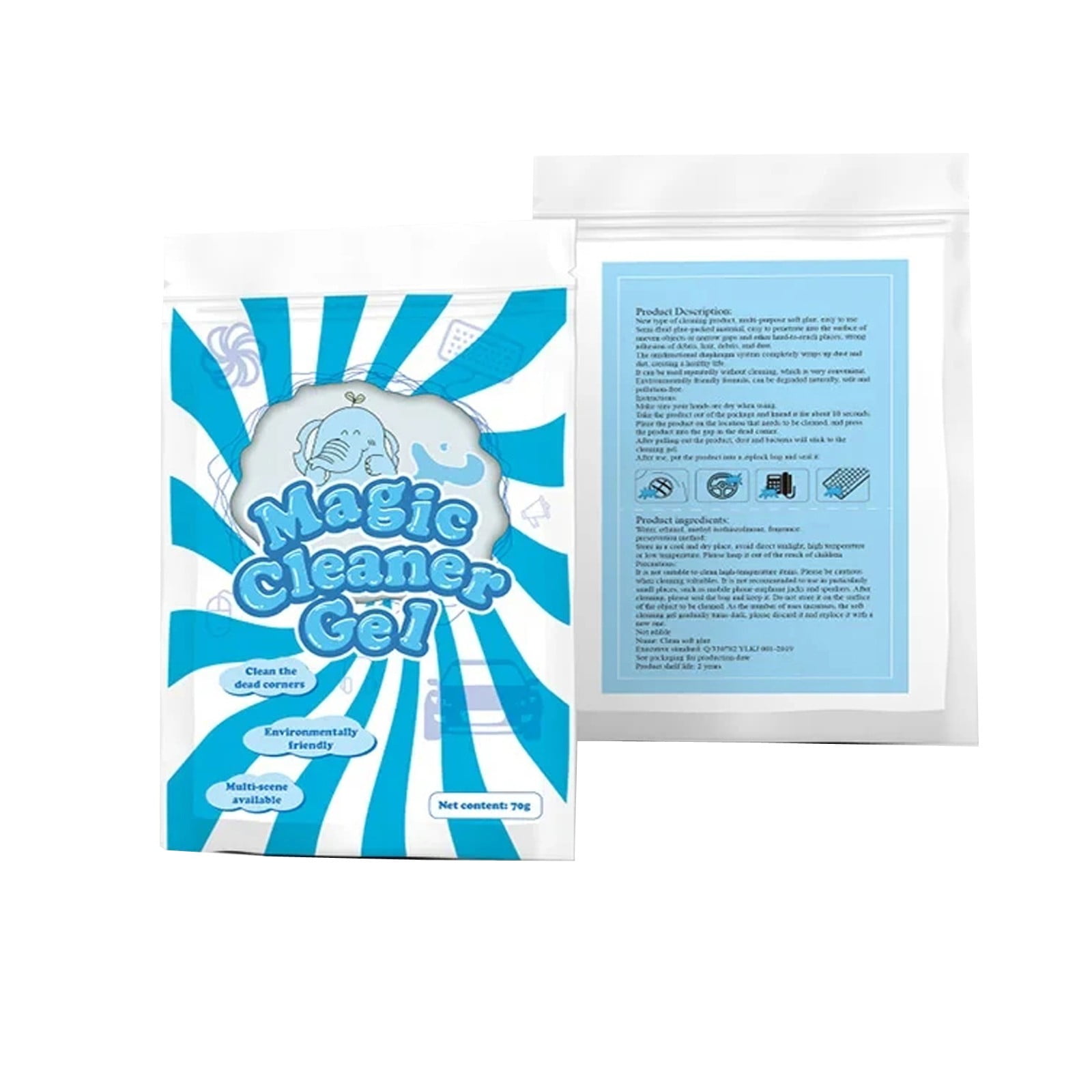 Vehicle Cleaning Jelly Compound Super Clean Slimy Gel Computer PC ...