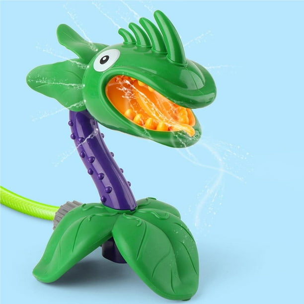 Outdoor Water Spray Sprinkler for Kids Backyard Spinning Sunflower ...