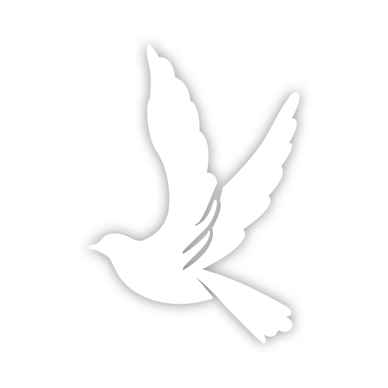 Dove Sticker Decal Die Cut - Self Adhesive Vinyl - Weatherproof - Made ...