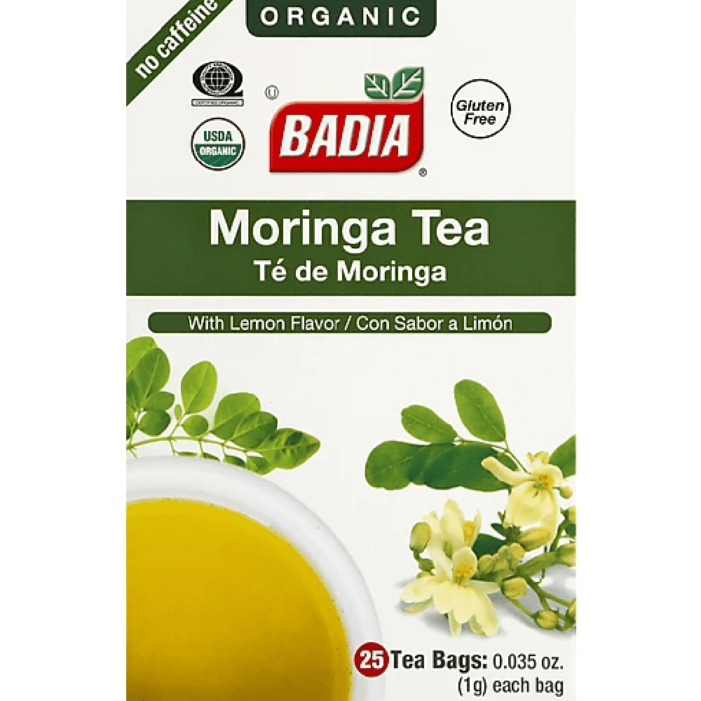 Badia Moringa Lemon Tea, 25ct (pack of 10) - Walmart.com