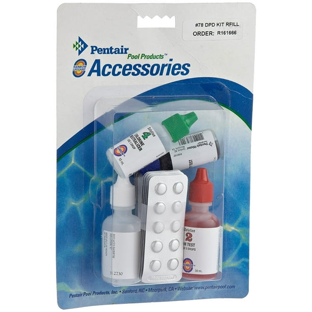 Pentair Rainbow R161666 Refill No.78 OTO and pH Solution DPD Test Kit ...