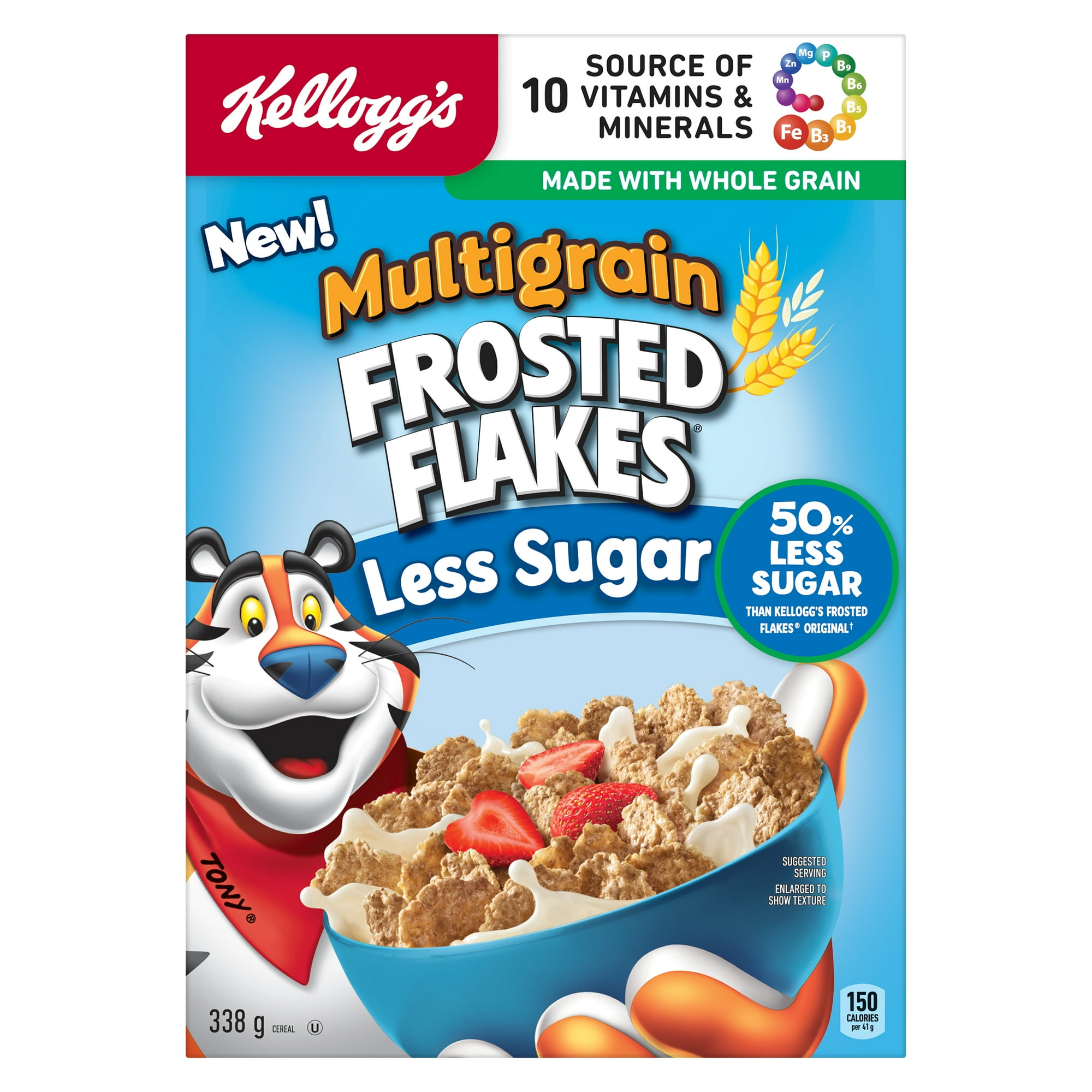 Click here for Frosted Flakes Less Sugar 338g Cereal Box prices