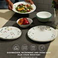 Corelle Wildflower Scatter Dinnerware Set, 12-Piece, Vitrelle Glass ...