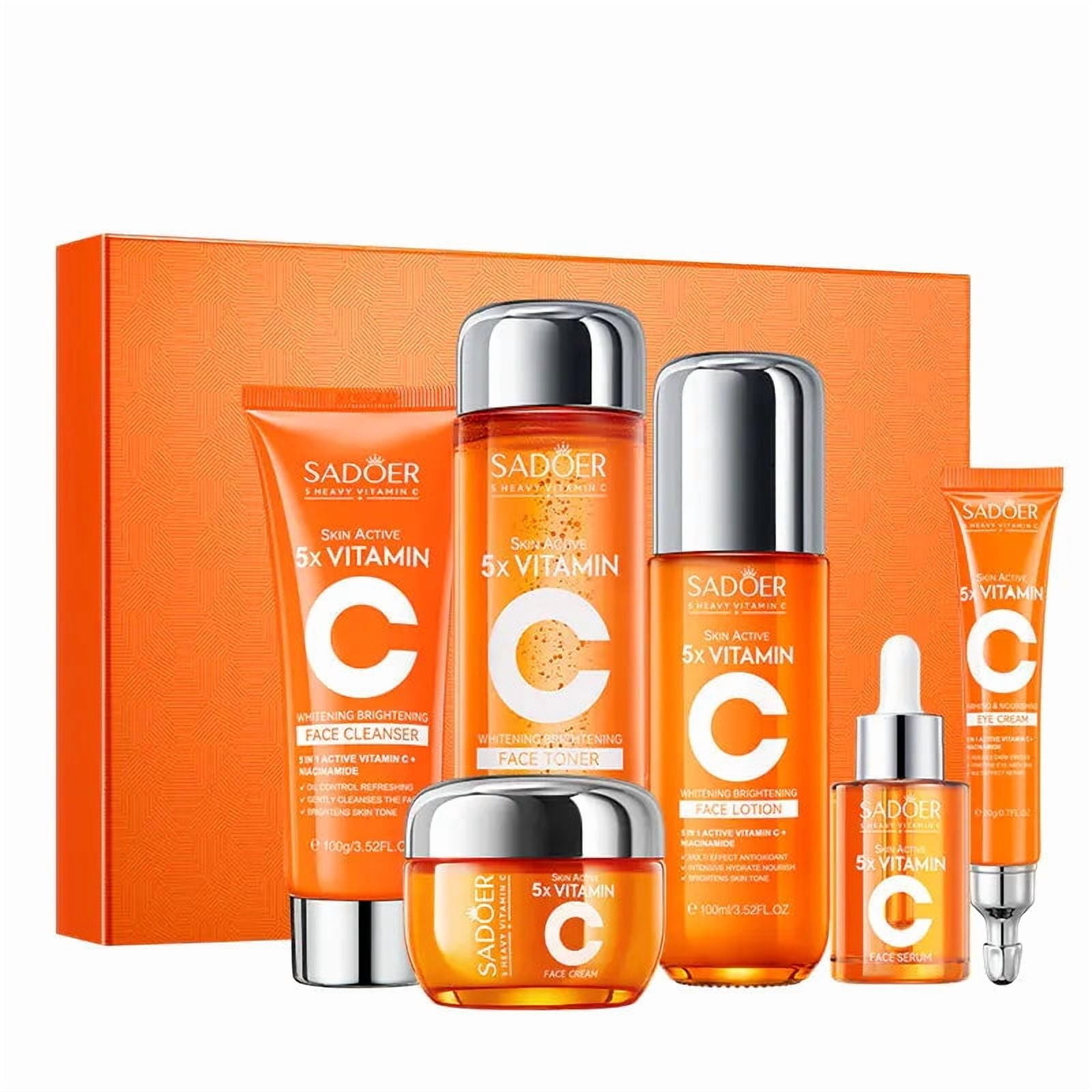 Click here for Sadoer Vitamin C Skincare Gift Set - Facial Cleans... prices
